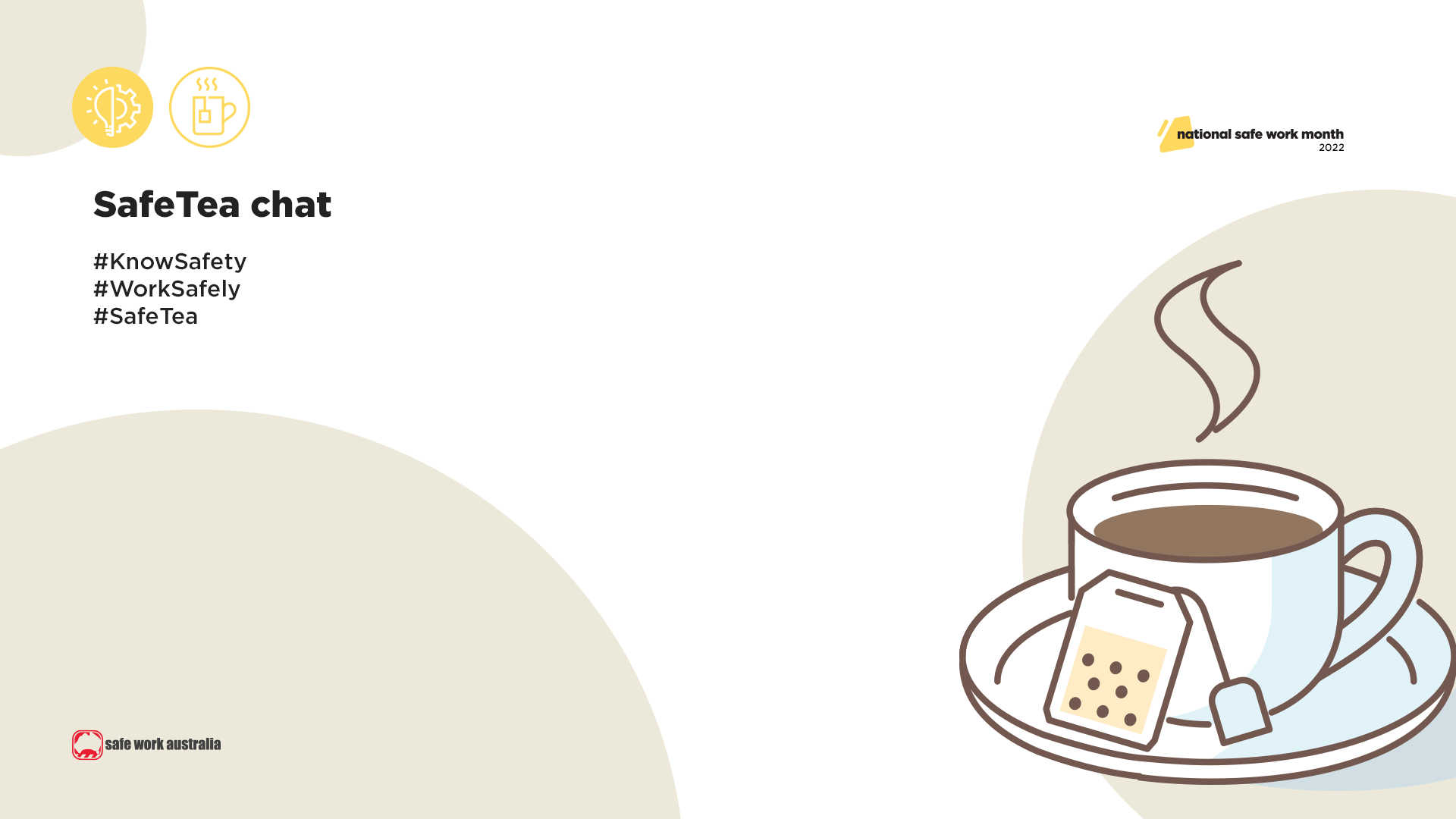 Host a SafeTea chat this National Safe Work Month | Safe Work Australia